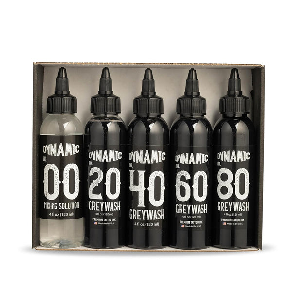 Dynamic Grey Wash Set 4 Bottles 4 oz – Tattoo Gizmo