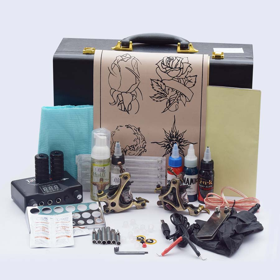 Buy 2 Basic Coil Tattoo Machine in One Kit – Tattoo Gizmo