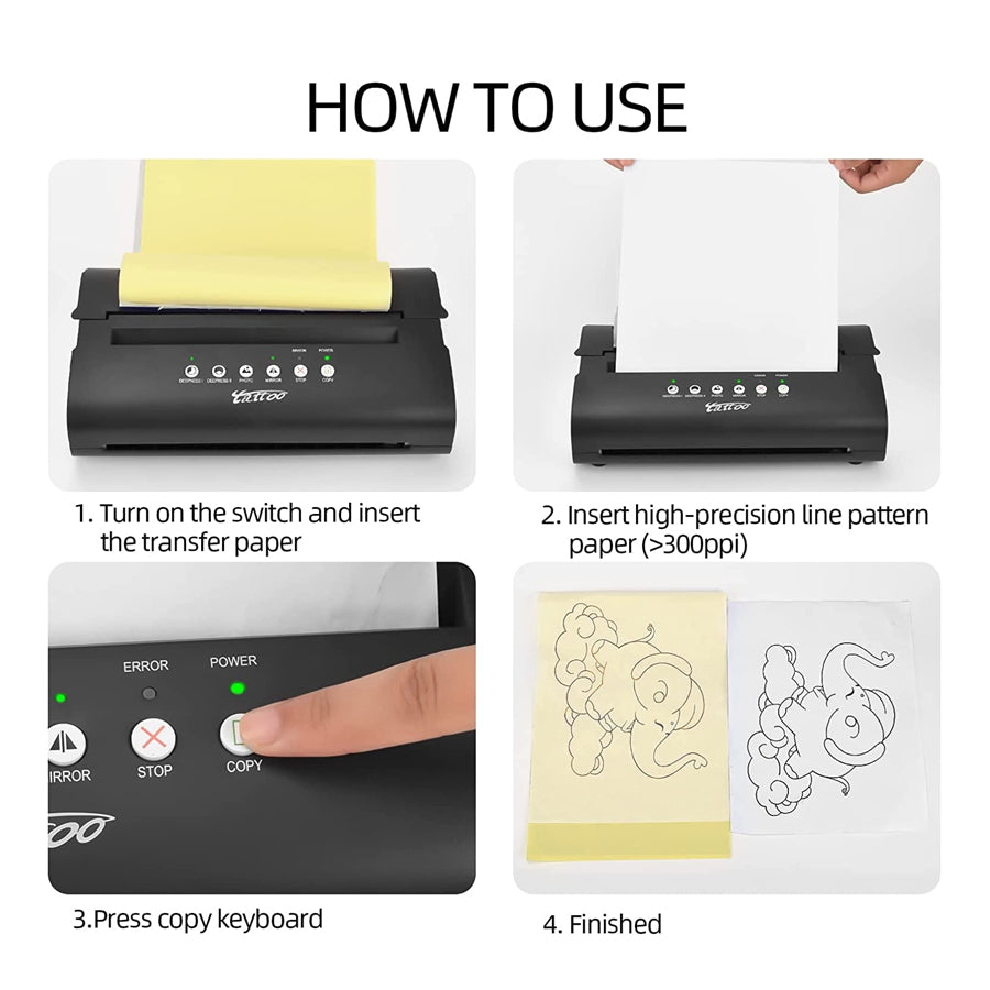 Tattoo Thermal Stencil Printer - MT200 – Tattoo Gizmo